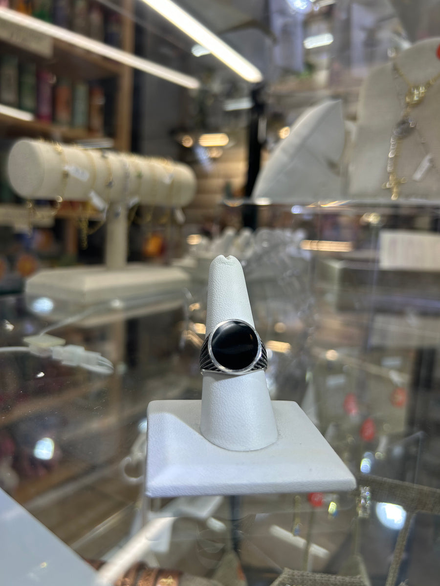 Elliptical Black Onyx Ring – Southwest Expressions